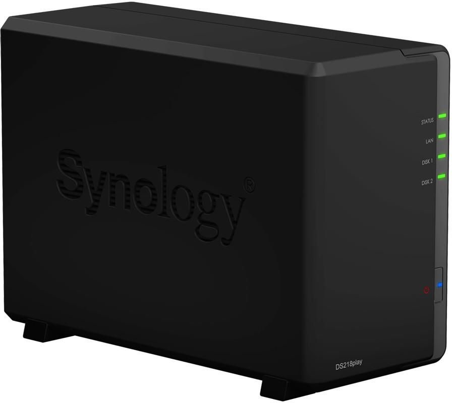 Dysk NAS Synology Diskstation Ds218Play Nas Compact Realtek Rtd1296 8 Tb Black (KDS218PLAY ...