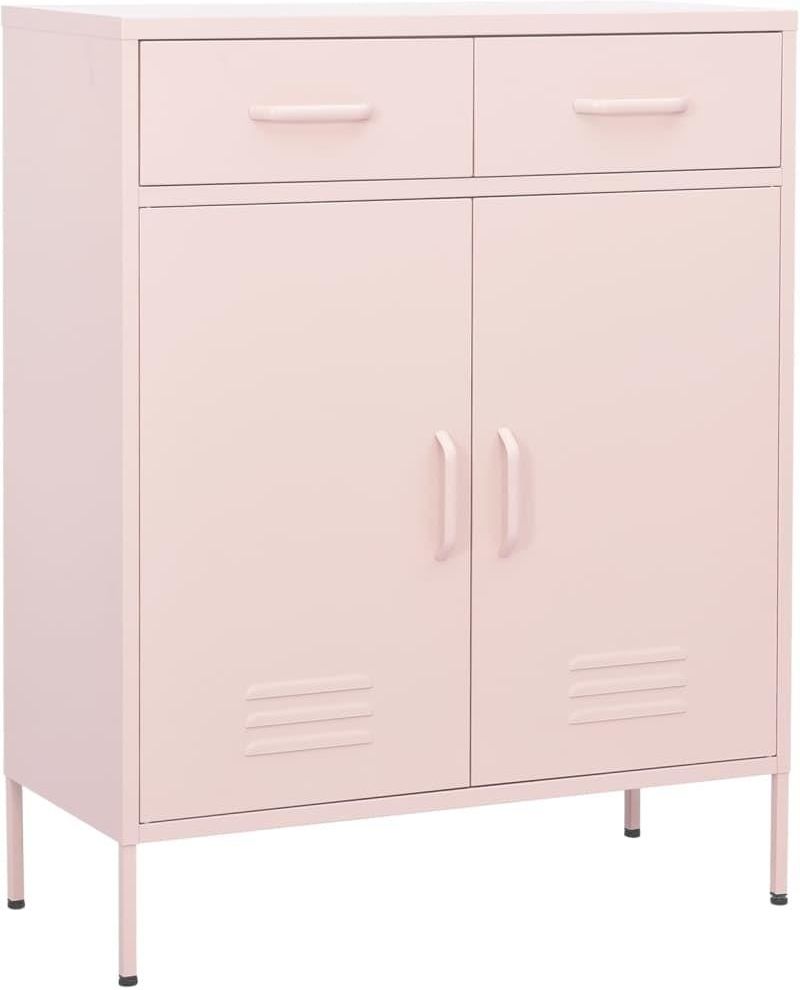 Vidaxl Szafka różowa 80x35x101 5 cm stalowa 2971962 - Opinie i ...