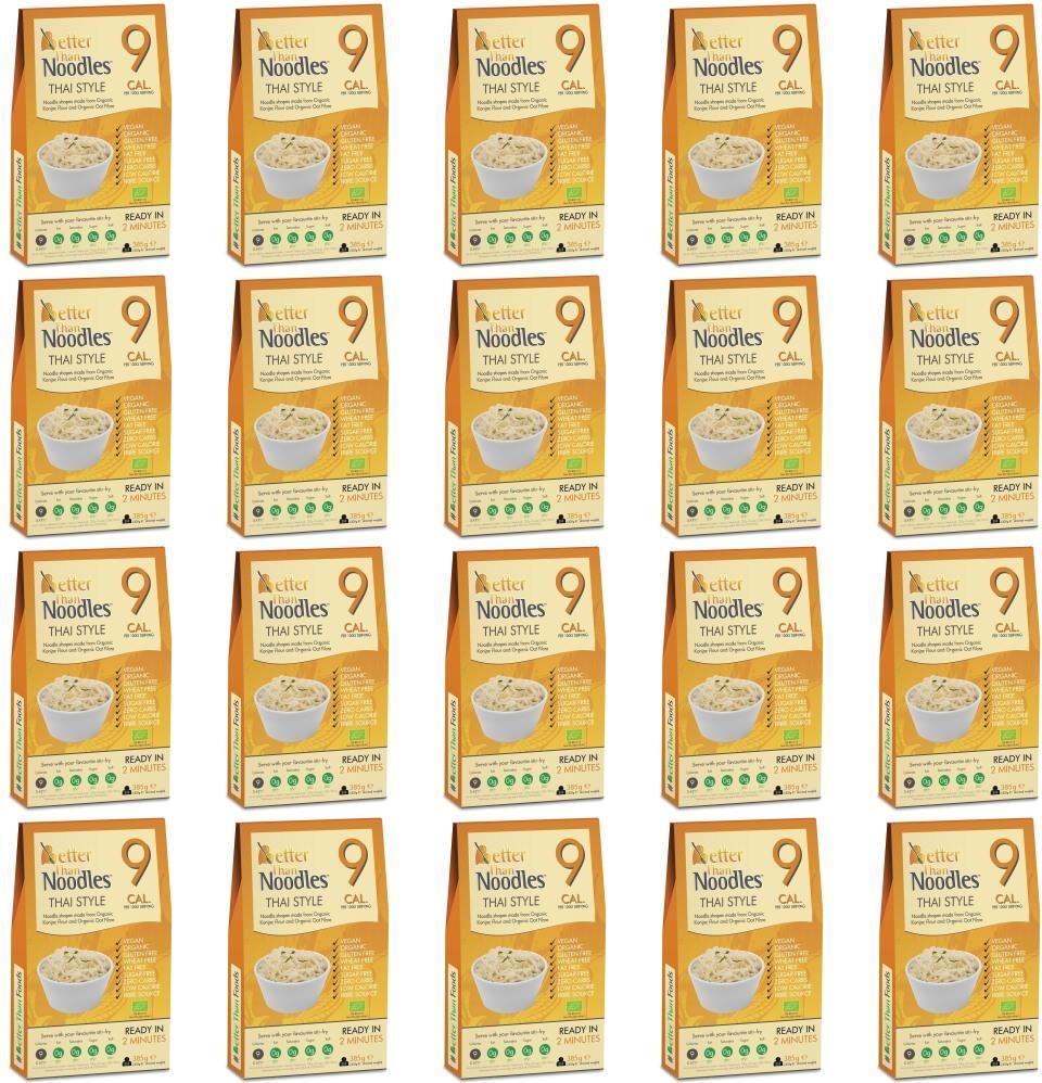 Nah Foods Ltd 20 x Makaron Konjac Noodle Thai Style Bio 385g/300g ...
