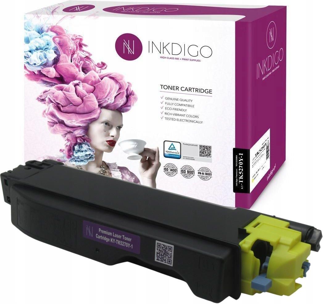 INKDIGO TONER TK5270 Y DO DRUKARKI KYOCERA ECOSYS P6230CDN ...