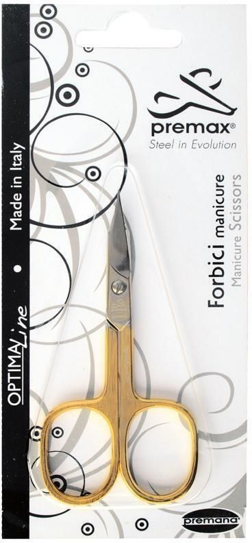 Premax nożyczki do MANICURE, skórki + paznokcie POZŁACANE ORO - Opinie ...