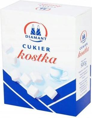 Diamant Cukier Biały W Kostkach 500g Kostka - Ceny i opinie - Ceneo.pl