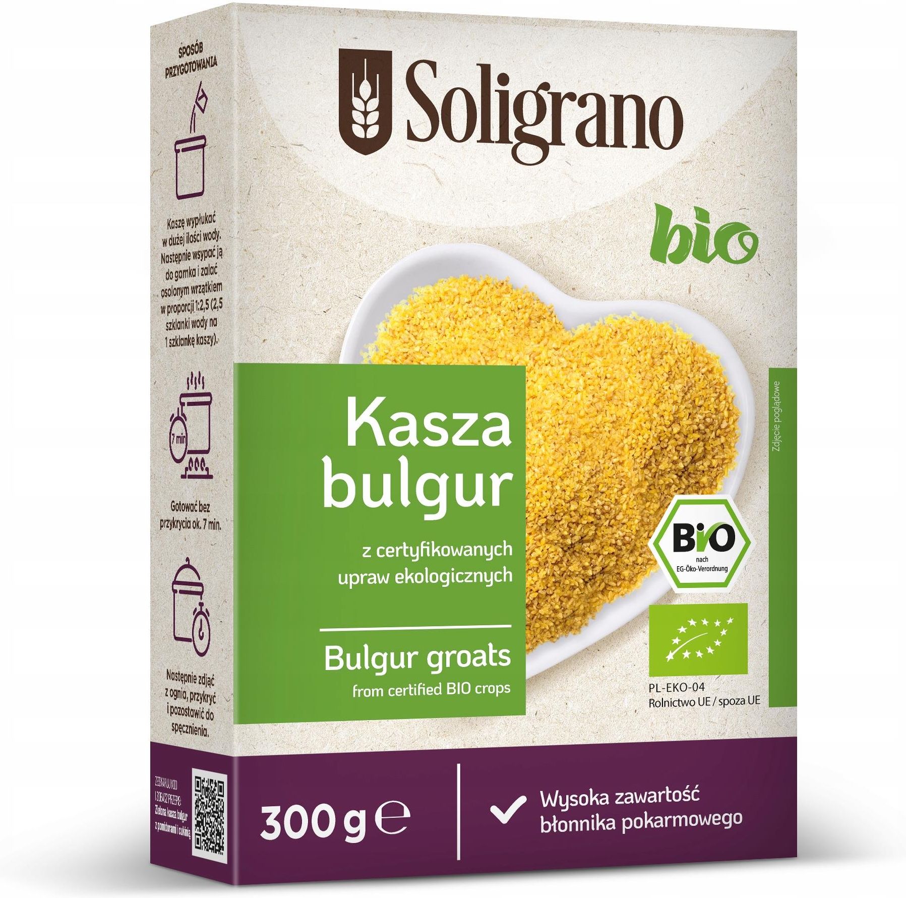 Soligrano Kasza Bulgur Bio Kr. Termin 6 Szt. Opak. Zbiorcze - Ceny i ...