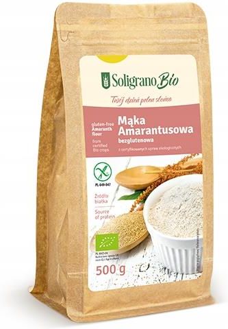 Soligrano Mąka Amarantusowa Bezglutenowa Bio - Ceny i opinie - Ceneo.pl