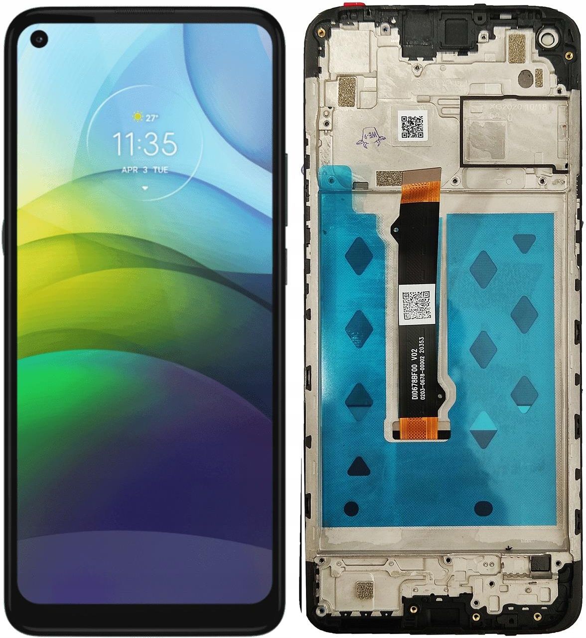 Podzespoły do telefonu MOT LCD WYŚWIETLACZ DOTYK RAMKA DO MOTOROLA G9 ...