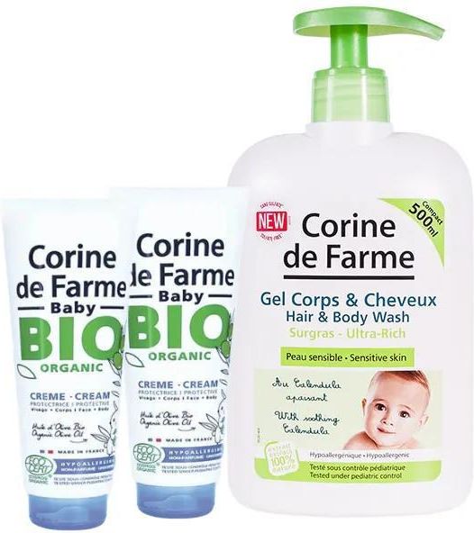 Sarbec Cosmetics Zestaw Corine De Farme Baby, Krem Ochronny Do Twarzy I ...