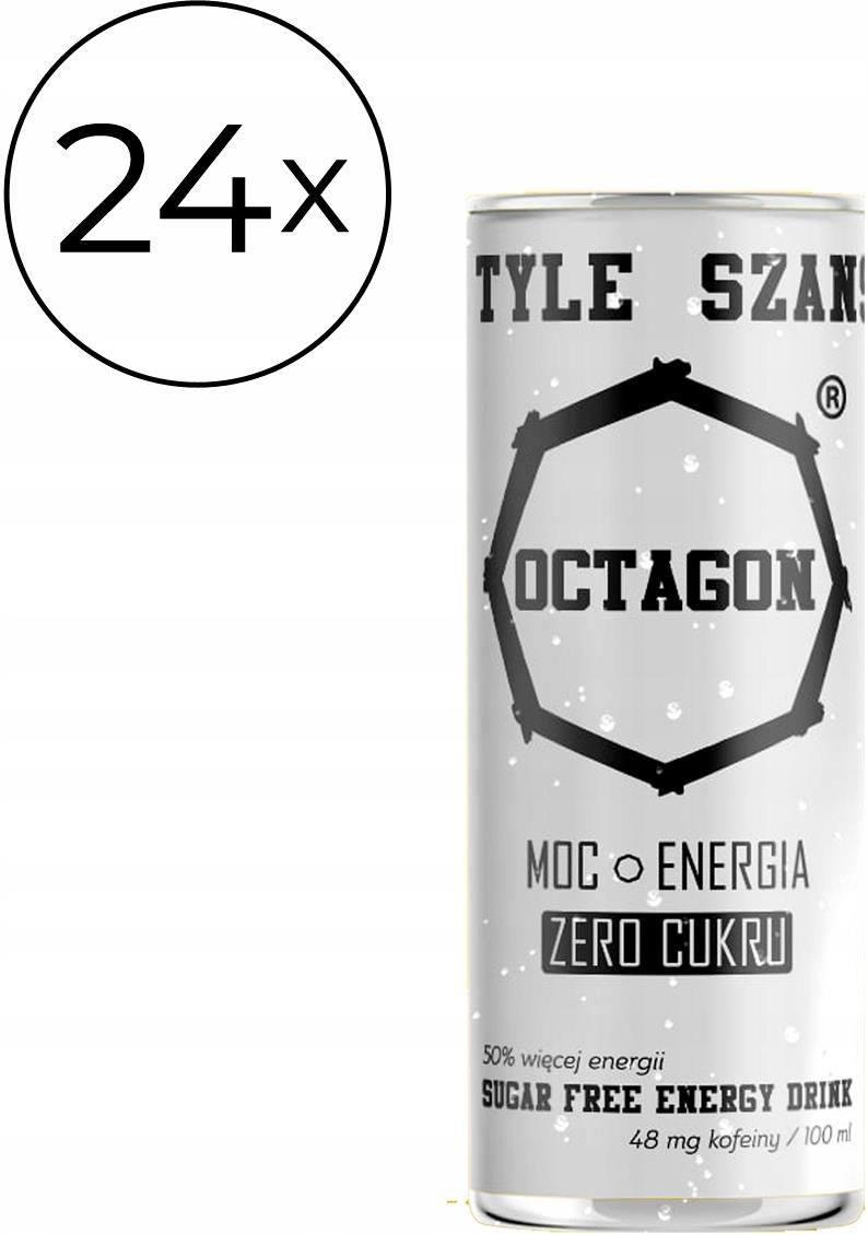 Energy Drink Octagon Zero Cukru 24 Szt. - Ceny i opinie - Ceneo.pl