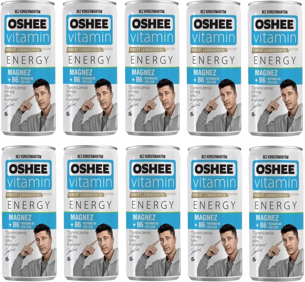 Oshee Napój Vitamin + Witamina B6 Puszka 250ml x10 - Ceny i opinie ...