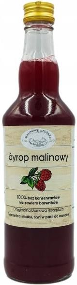Syrop Malinowy 100% Malinowe Wzgórze - Ceny i opinie - Ceneo.pl