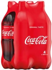 Coca-Cola 4 x 850ml Original Taste 4Pack - Ceny i opinie - Ceneo.pl