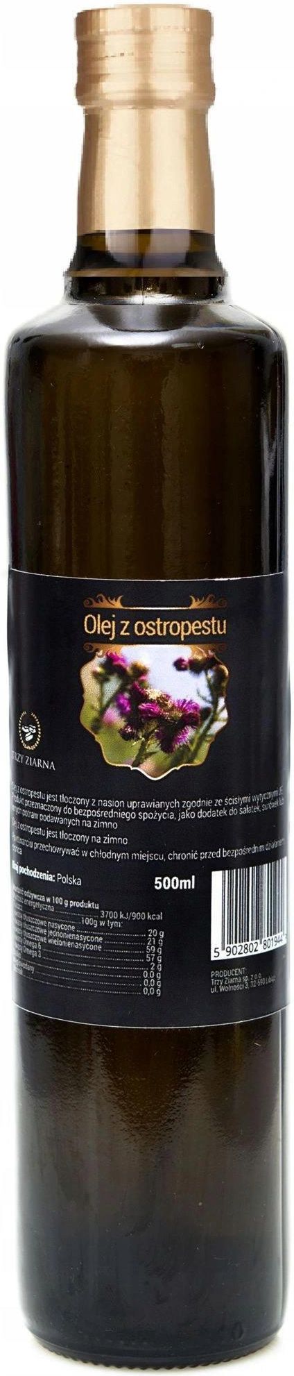 Trzy Ziarna Olej Z Ostropestu 1l Tzimnotłoczony - Ceny i opinie - Ceneo.pl
