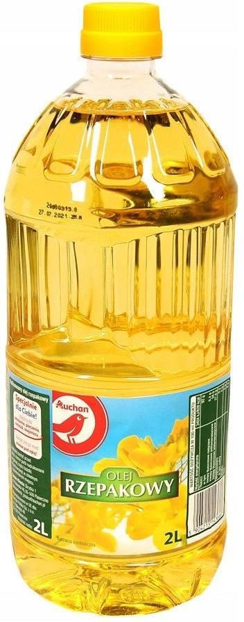 Auchan Olej Rzepakowy Rafinowany 2l - Ceny i opinie - Ceneo.pl