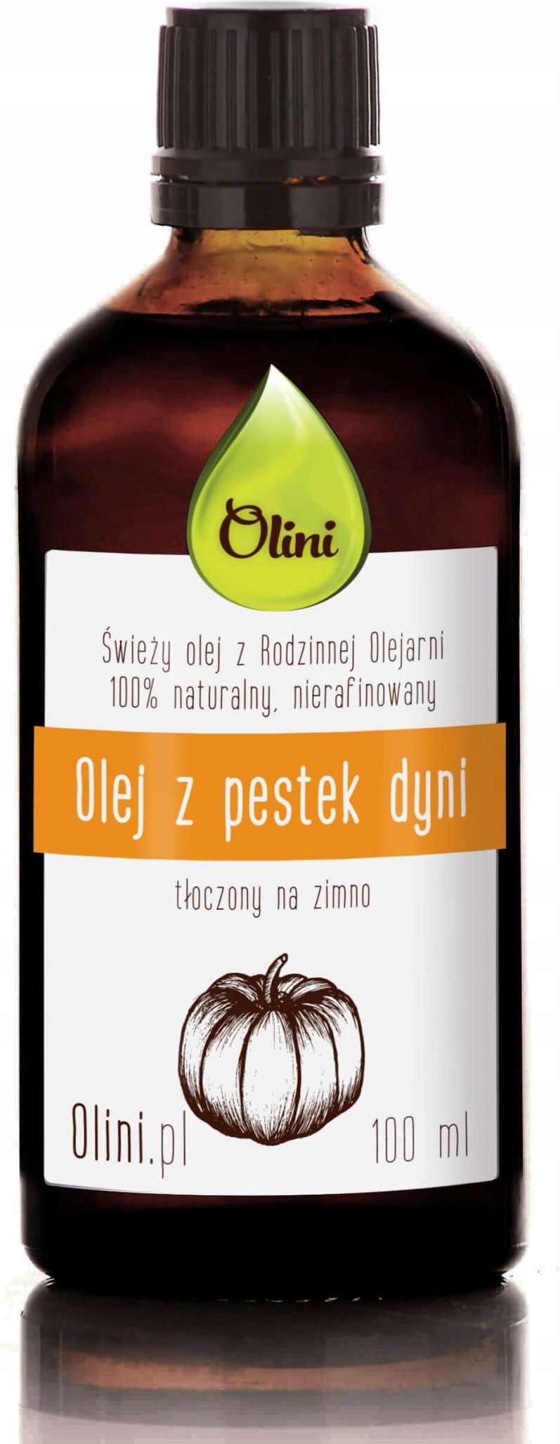 Olini Olej Z Pestek Dyni 100ml Nierafinowany - Ceny i opinie - Ceneo.pl