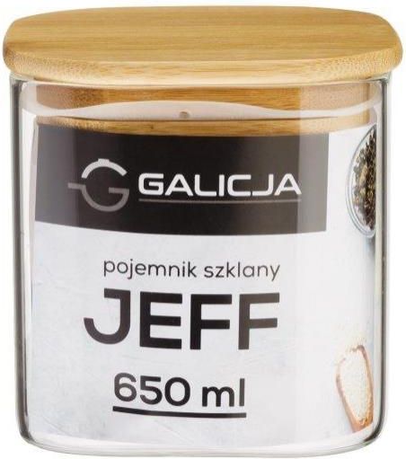 Galicja Pojemnik Szklany Jeff 650Ml (19260301) - Opinie i atrakcyjne ...