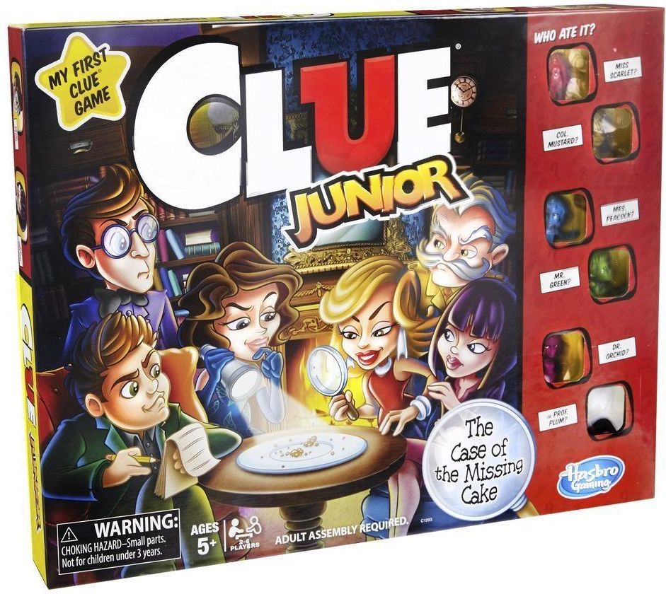Hasbro Gaming Cluedo Junior Wersja niemiecka C1293 - Gra dla dziecka ...