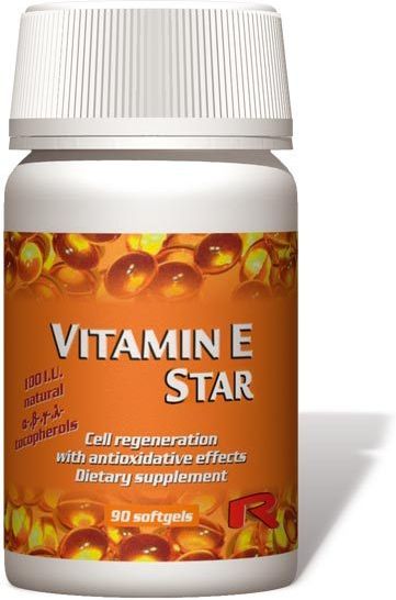 Preparat medycyny naturalnej STARLIFE VITAMIN E STAR, 90 sfg ...