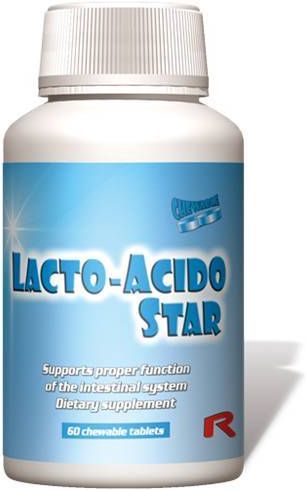 Preparat medycyny naturalnej STARLIFE LACTO- ACIDO STAR , 60 tabl ...