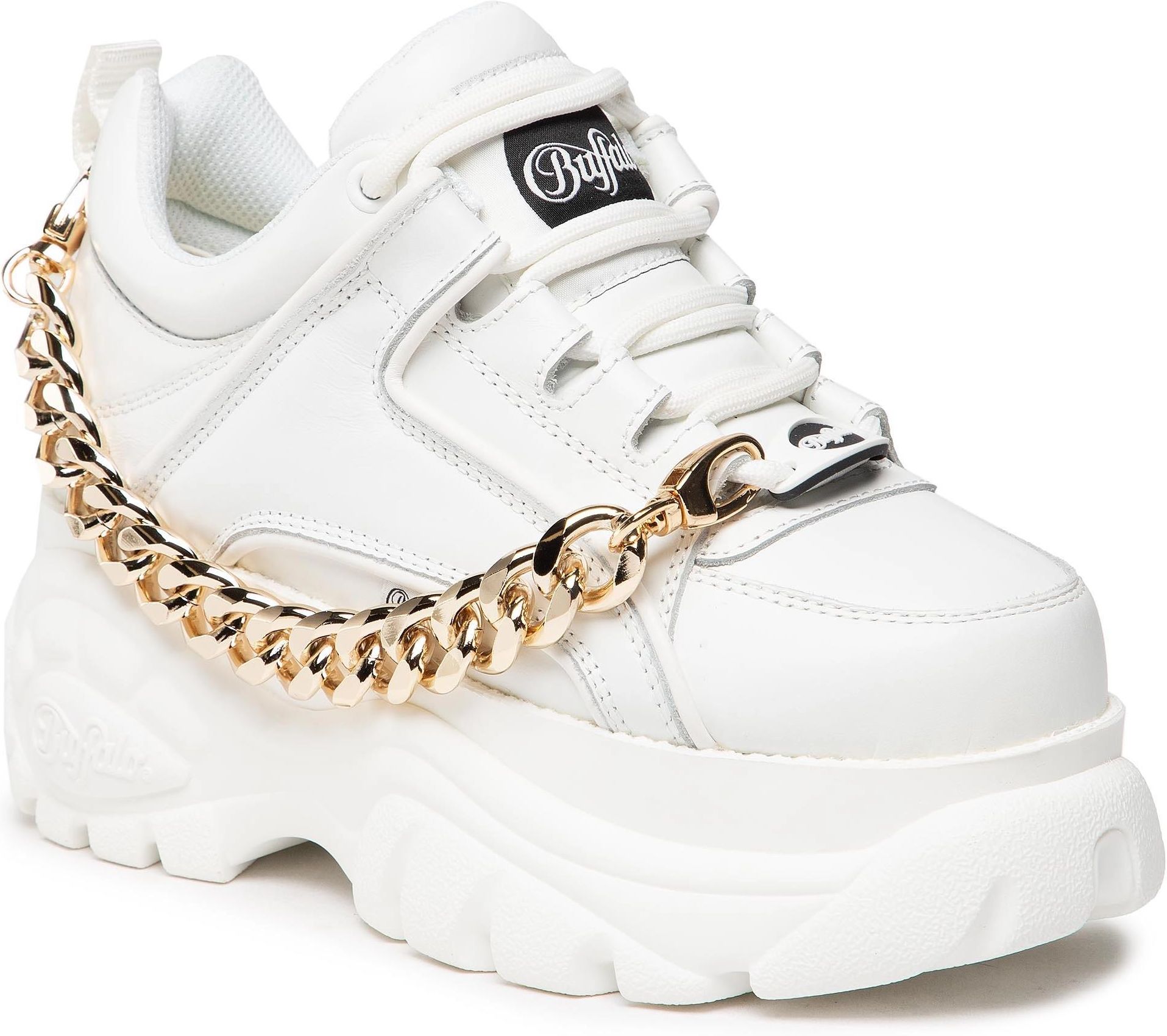 Sneakersy BUFFALO - 1339-14 Pierce BN15332881 White/Gold - Ceny i ...