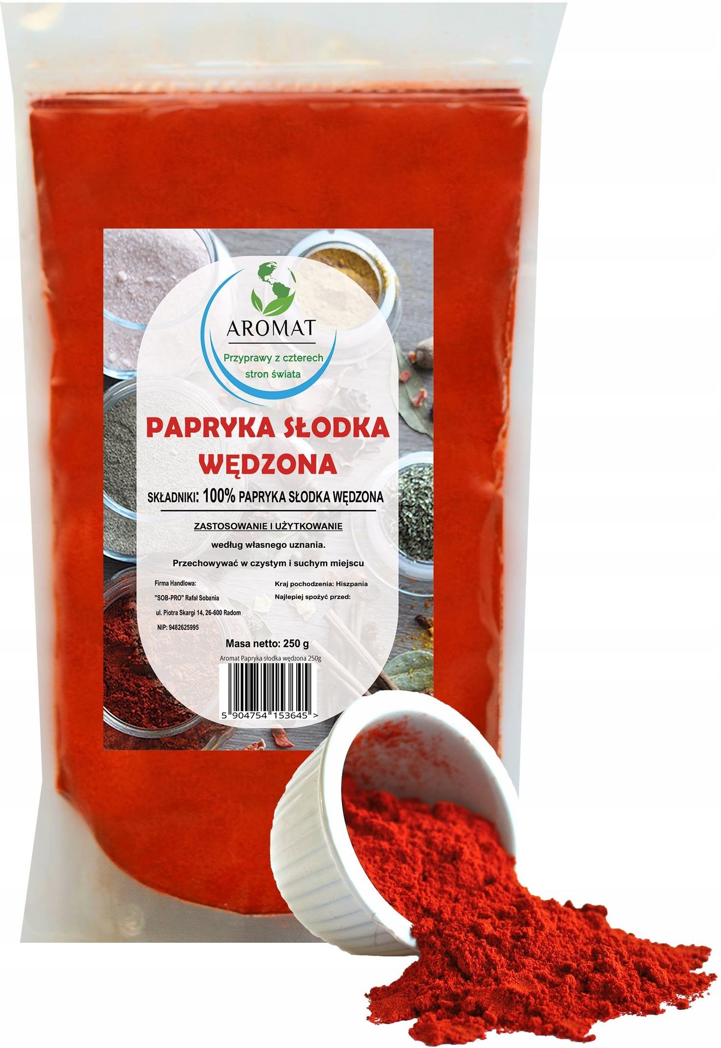 Papryka Słodka Wędzona 250g Mielona - Ceny i opinie - Ceneo.pl