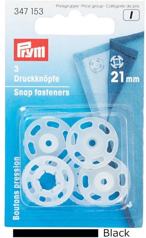 Prym Snap Fasteners 15Mm Black - Ceny i opinie - Ceneo.pl