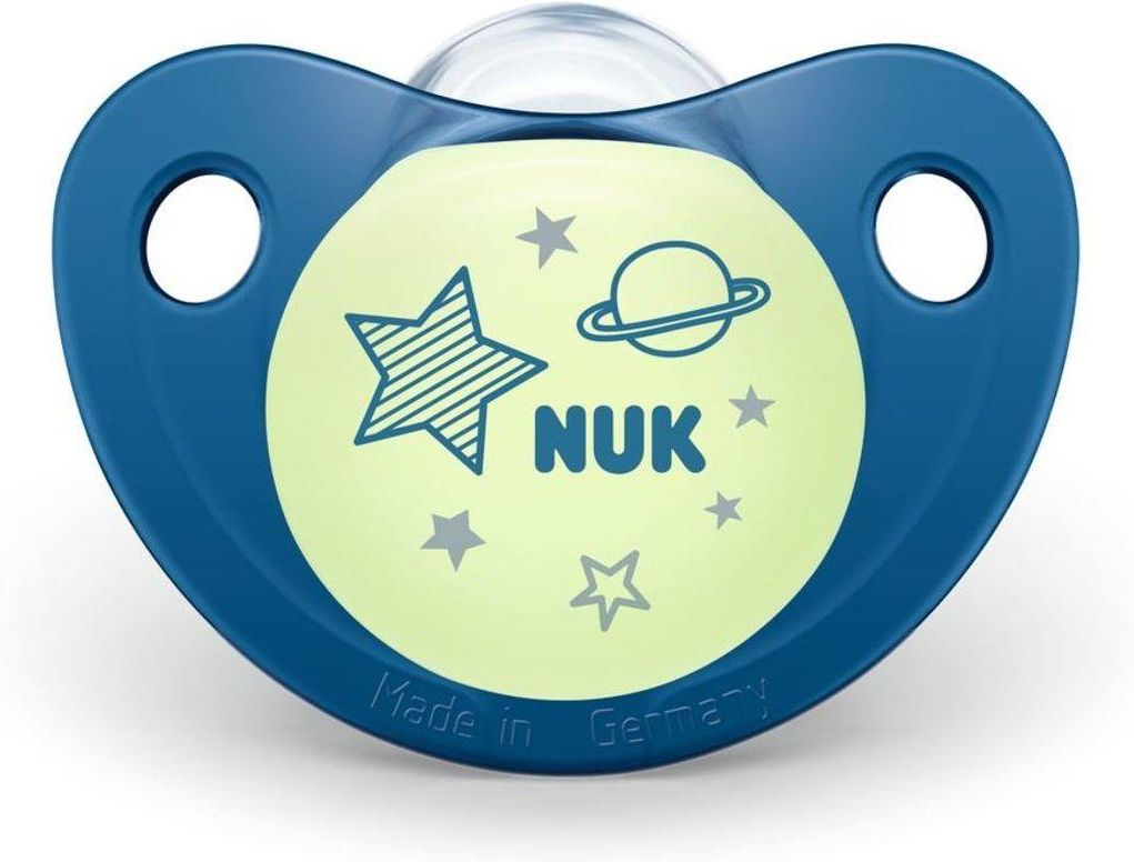 Nuk Smoczek Uspok. Silikonowy Night-Day 6-18M. - Ceny i opinie - Ceneo.pl