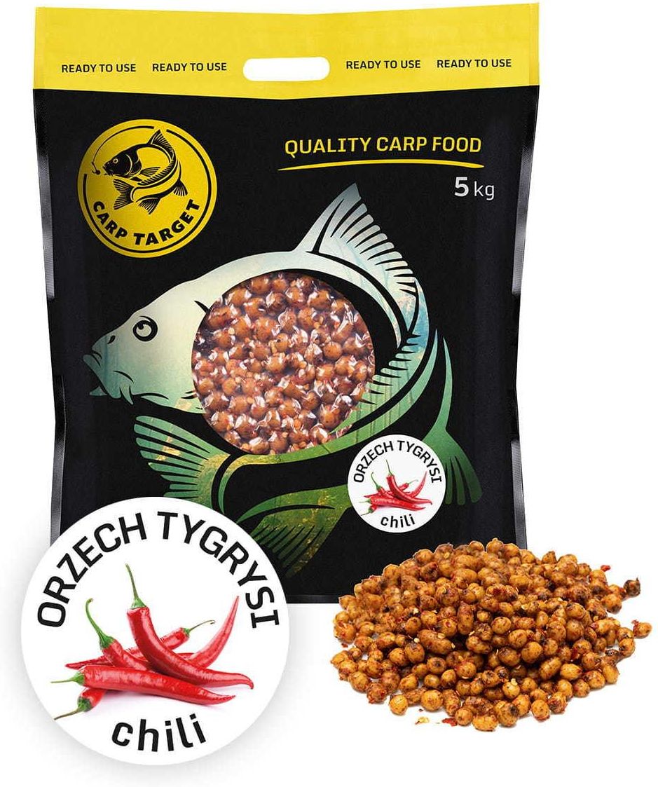 Carp Target Gotowy Orzech Tygrysi Chilli Zanęta 5Kg (5KGORZCHIL) - Ceny ...