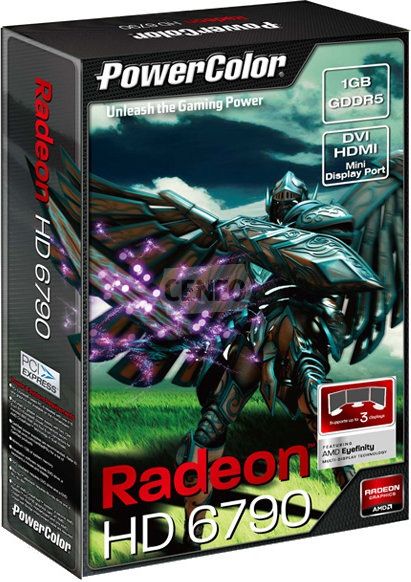 POWERCOLOR Radeon HD 6790 1GB GDDR5(256bit), DualDVI, CF,HDCP (AX6790 ...