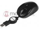 Mysz VAKOSS USB, 800dpi, czarna, zwijany kabel 70cm (TM-445-UK-Black ...