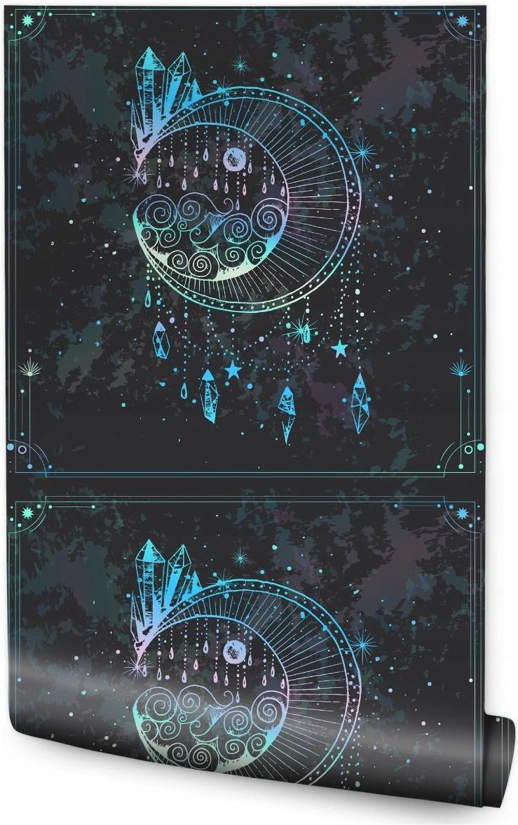 Muralo Tapeta Młodzieżowa Abstrakcyjne Księżyce Kryształy - Opinie i ...