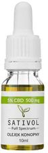 Preparat medycyny naturalnej Sativol Olejek konopny CBD 5% 10ml ...
