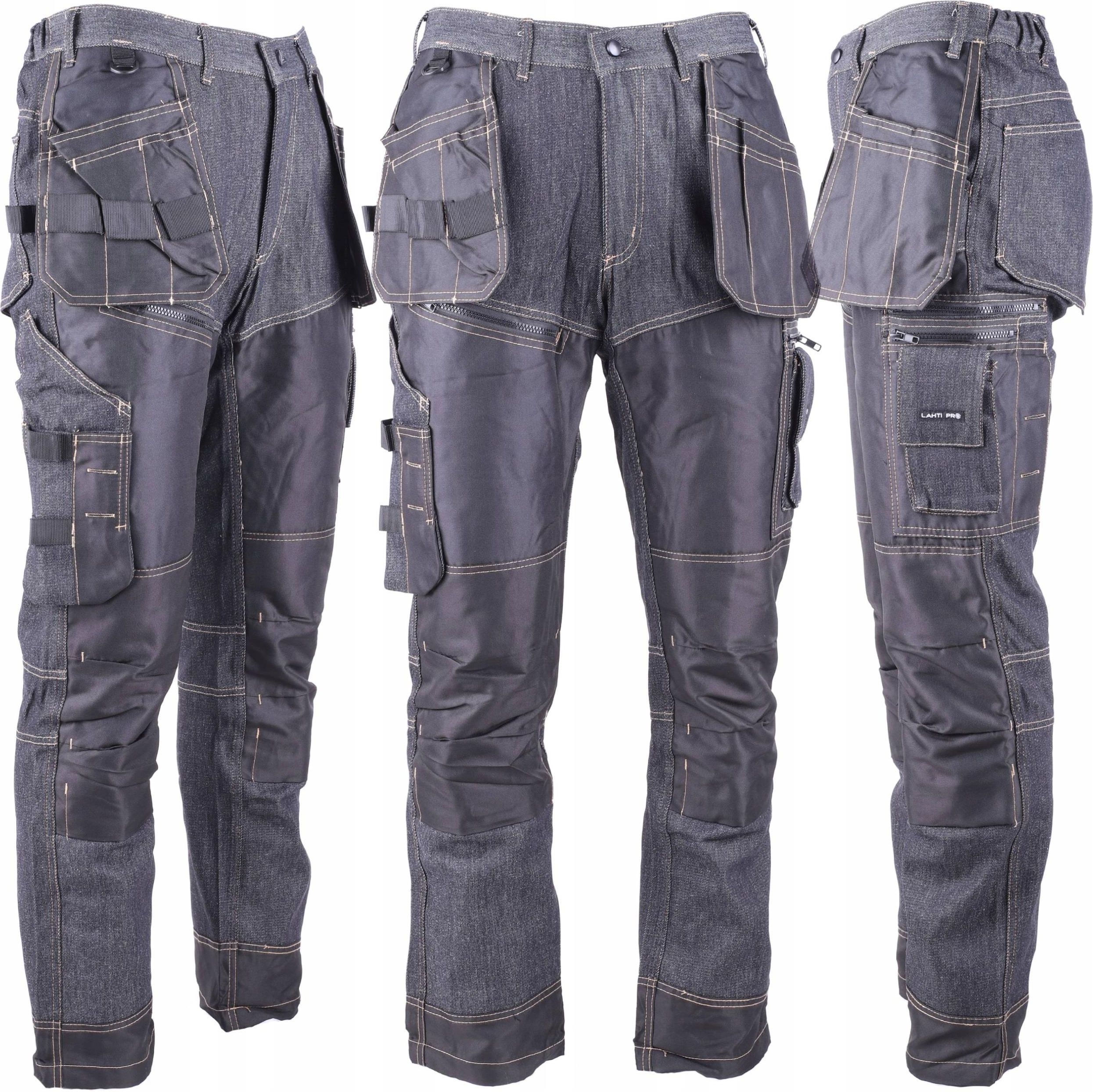 Jeansowe Spodnie Robocze Jeans Lahti Pro r. XXL - Ceny i opinie - Ceneo.pl