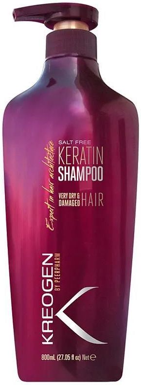 Szampon do włosów Kreogen Szampon Do Zniszczonych Włosów Gamme Keratin ...