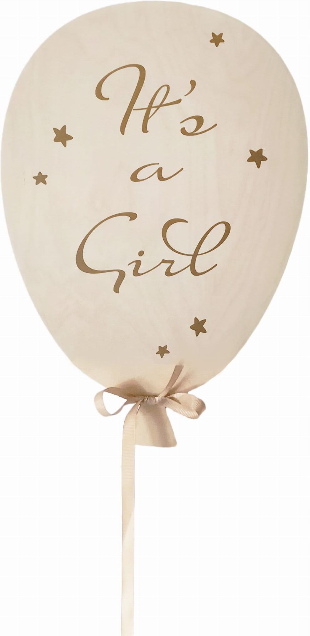 Drewniany Balon It'S A Girl Dekoracja - Ceny i opinie - Ceneo.pl