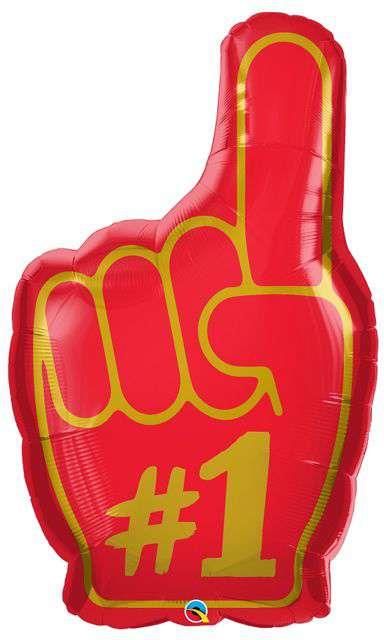 Inna Balon Foliowy Ręka Kibica Numer Jeden Czerwony - Ceny i opinie ...