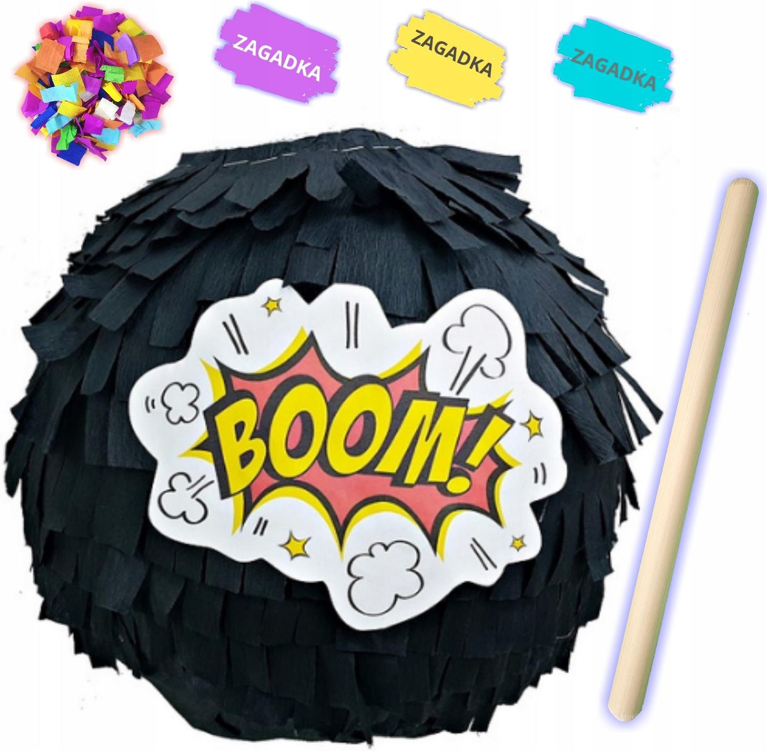 Piniata Boom Duża+ 5Gratisów Pinata Bomba Urodziny - Ceny i opinie ...