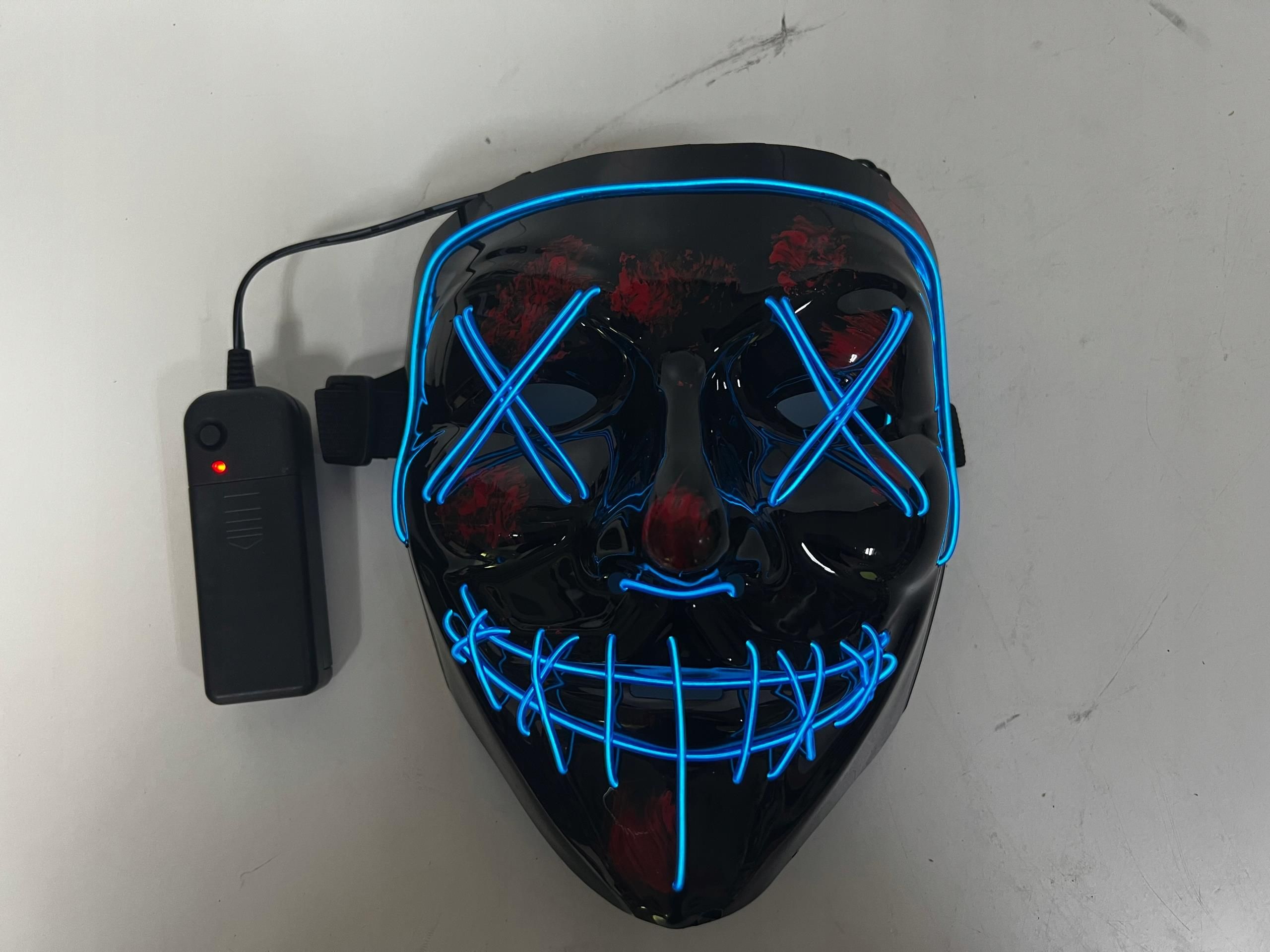 Maska Led Świecąca Ledowa Purge Halloween Impreza - Ceny i opinie ...