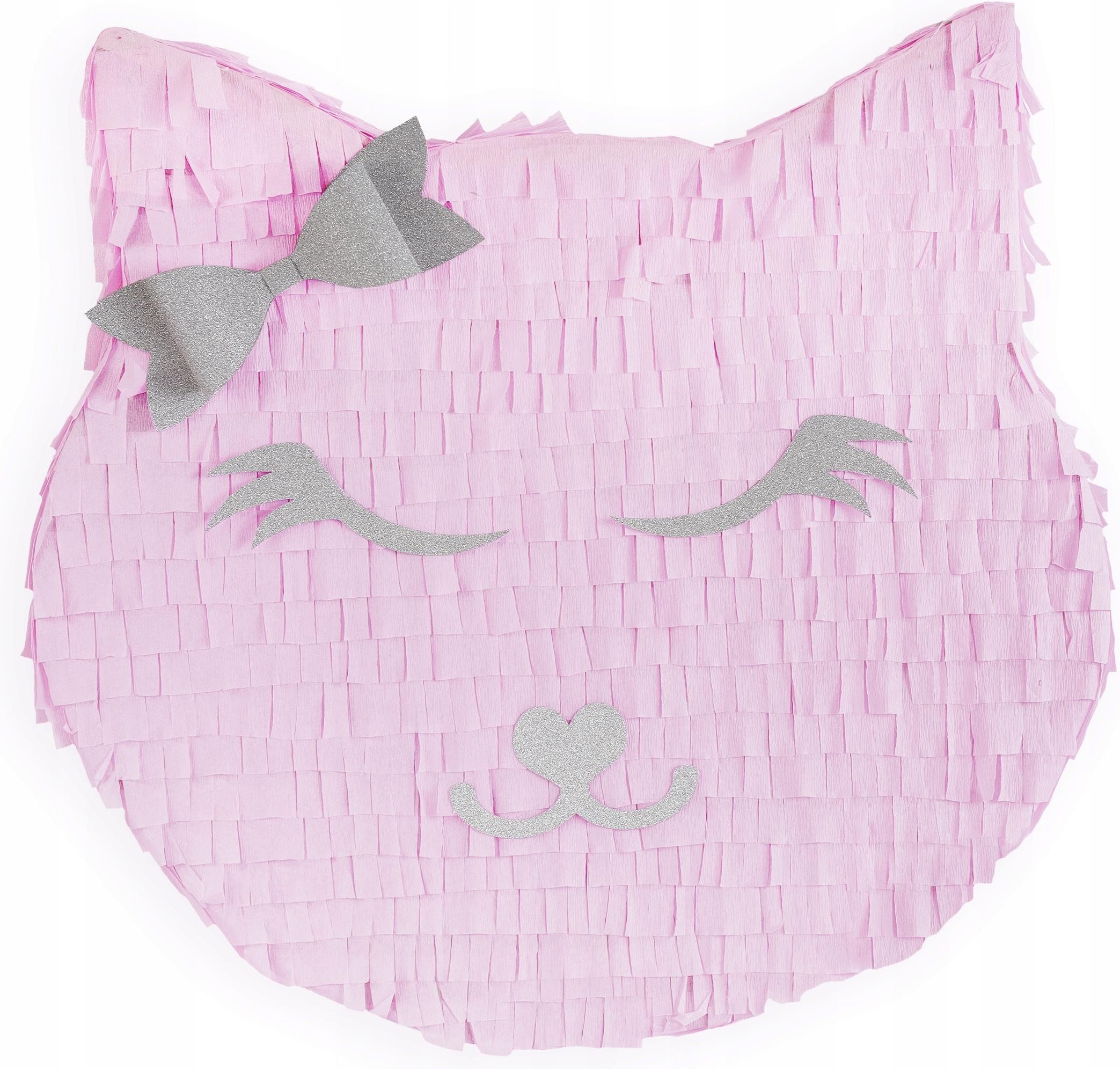 Piniata Pinata Duża 50Cm Kot Kotek Cat Różowy Pink - Ceny i opinie ...