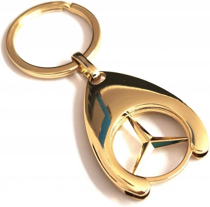 Mercedes Benz Oryginalny Brelok Złoty Z Żetonem - Gadżety odzieżowe ...