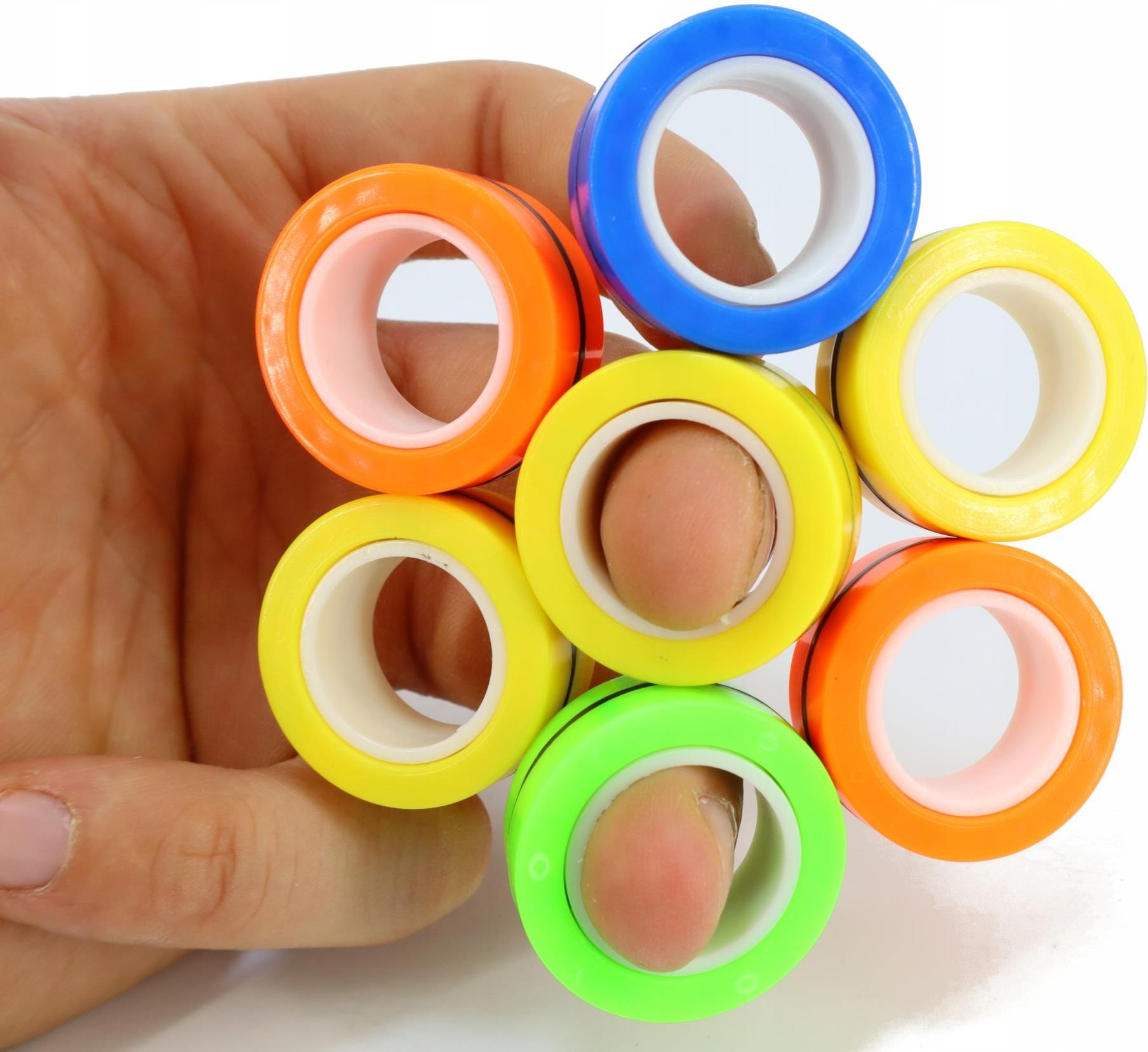 Magnetic Rings Krążki Antystres 3 Szt 6 Kolor - Gadżety biurowe - Ceny ...