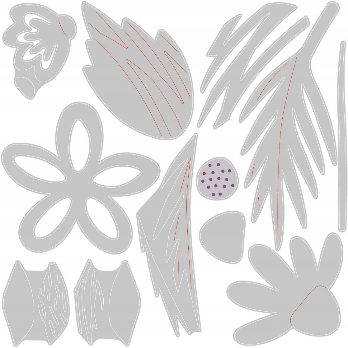 Wykrojniki Thinlits Sizzix Bohemian Florals - Ceny i opinie - Ceneo.pl