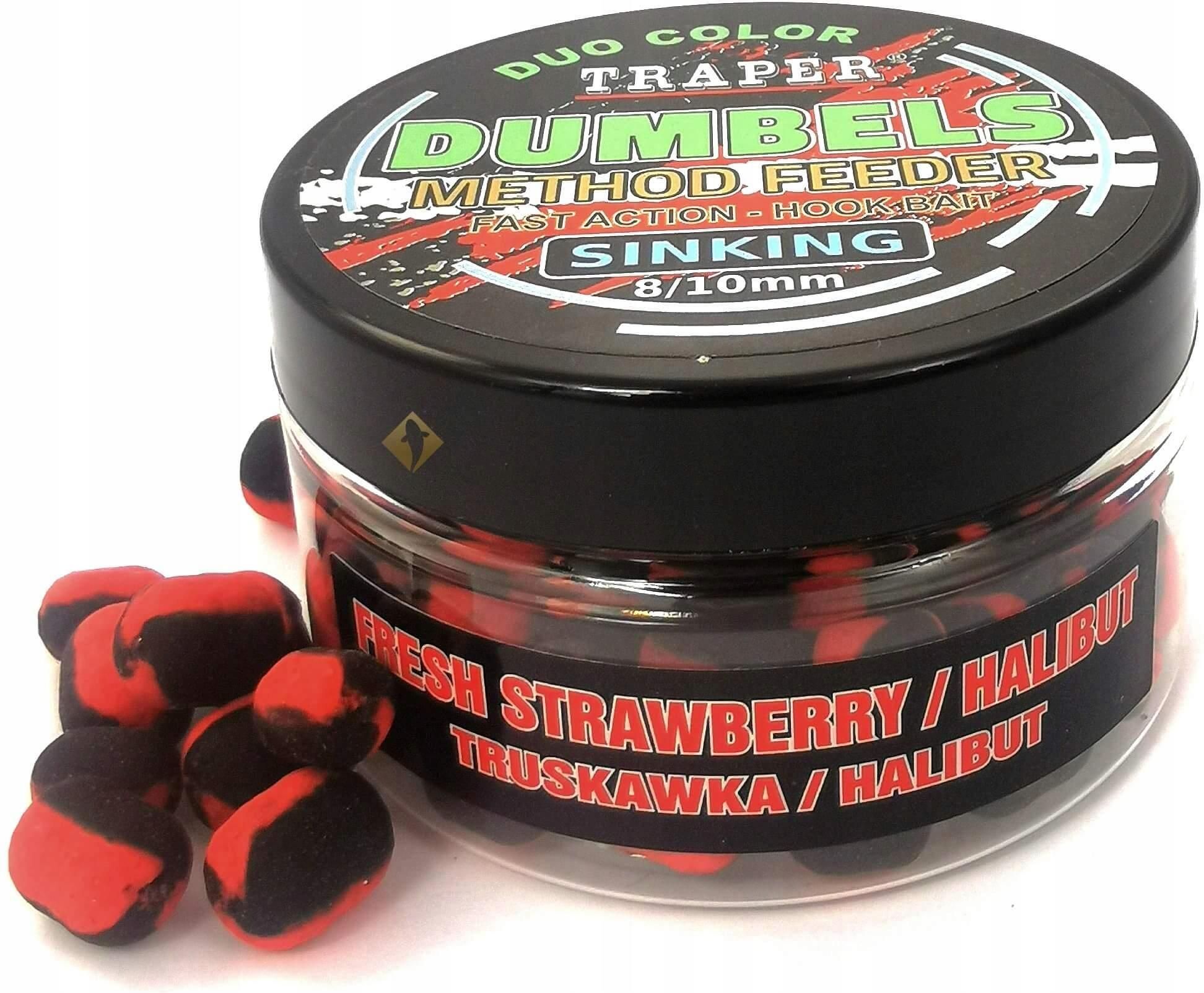 Traper Dumbels Tonące Duo Truskawka / Halibut - Ceny i opinie - Ceneo.pl
