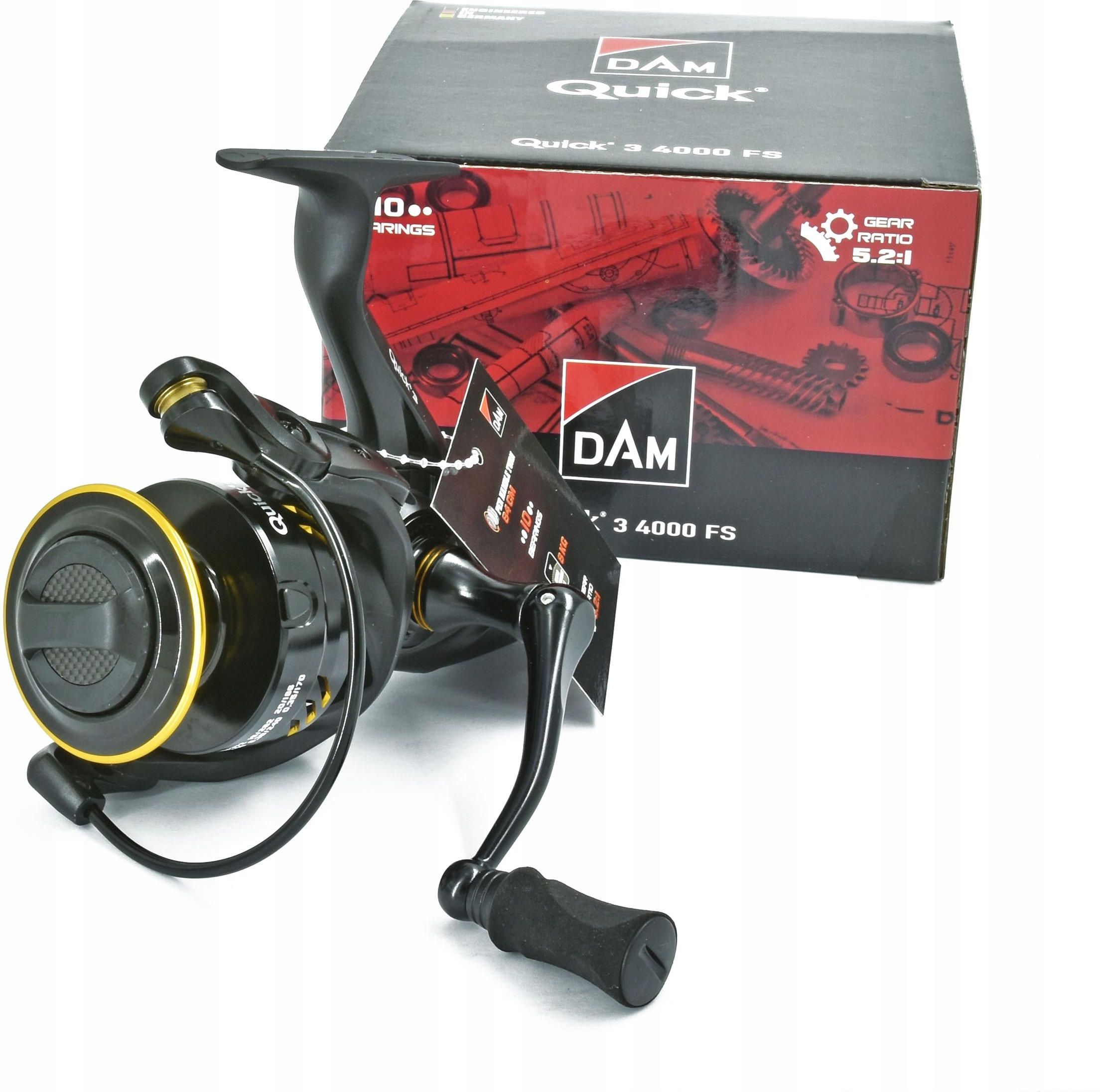Dam Kołowrotek D.A.M Quick 3 4000 Fs 9Bb+1Rb - Ceny i opinie - Ceneo.pl