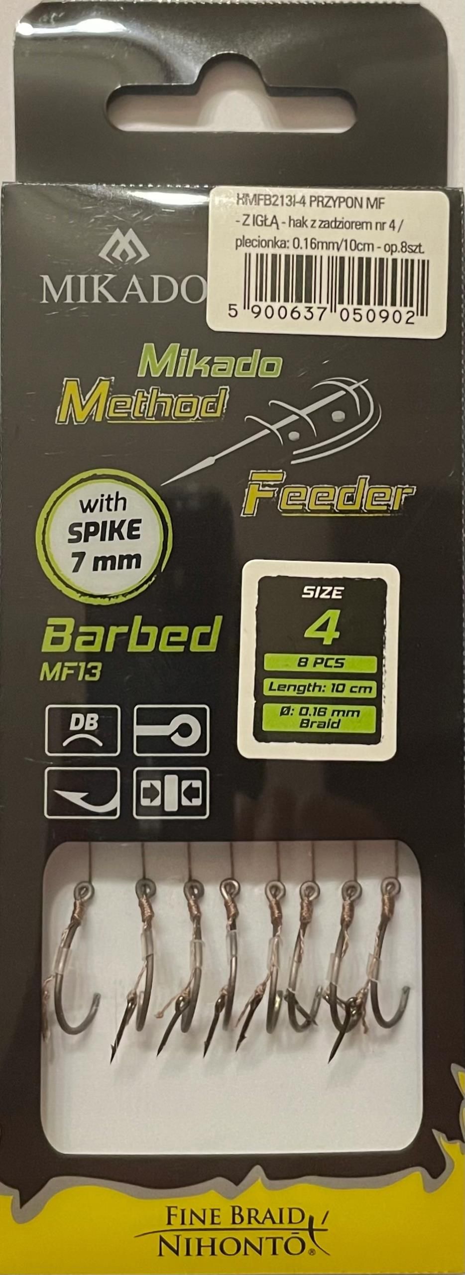 Mikado Przypon Method Feeder Z Igłą Hak 4 0,16Mm - Ceny i opinie - Ceneo.pl