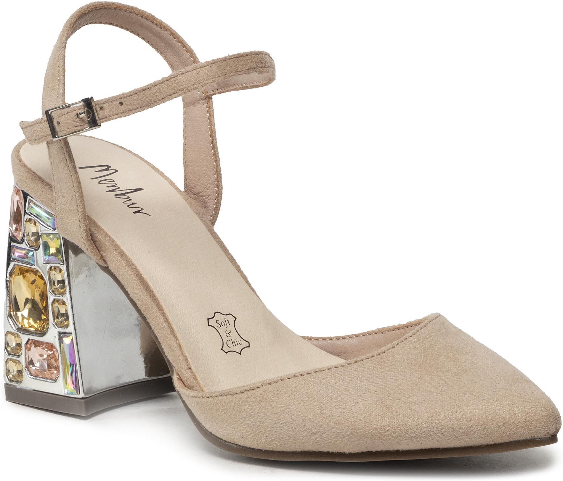 Sandały MENBUR - 23097 Stone 0087 - Ceny i opinie - Ceneo.pl