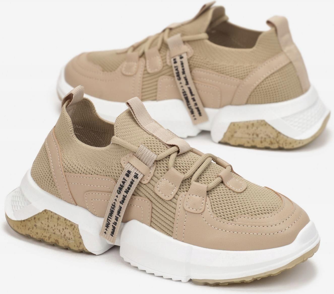 Born2Be Ciemnobeżowe Sneakersy damskie 36 - Ceny i opinie - Ceneo.pl