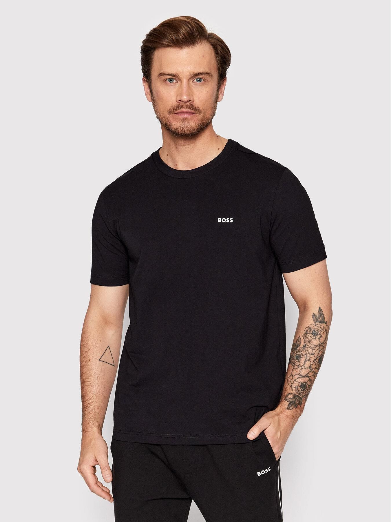 Boss T-Shirt 50469057 Czarny Regular Fit - Ceny i opinie - Ceneo.pl