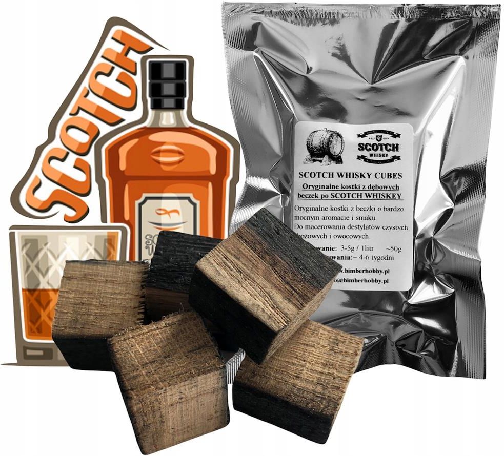 Whisky Scotch Kostki Do Bimbru Płatki Dębowe - Ceny i opinie - Ceneo.pl
