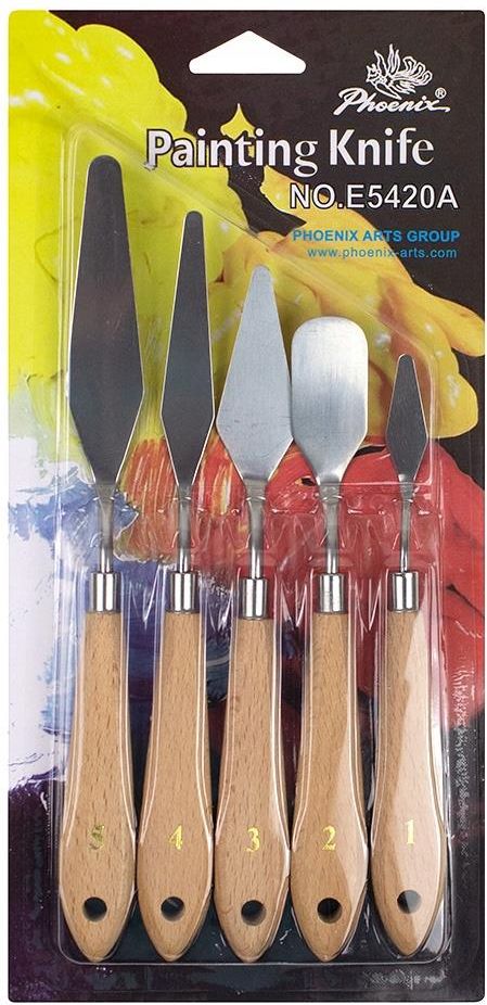 Phoenix Szpachelki Malarskie Zestaw 5 Sztuk - Ceny i opinie - Ceneo.pl