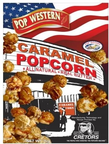 Pop Western Caramel Popcorn Smak Karmelowy 75g - Ceny i opinie - Ceneo.pl