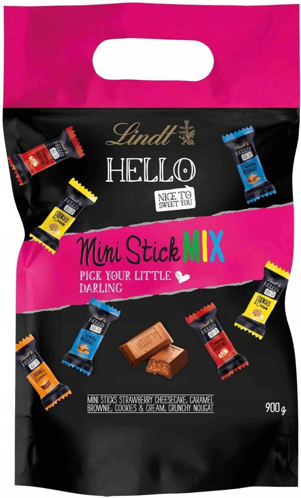 Lindt Hello Mini Stick Mix 900g - Ceny i opinie - Ceneo.pl